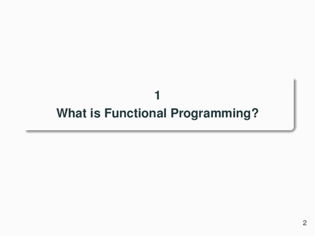 Introduction to Functional Programming - Speaker Deck Introduction to Functional Programming - Speaker Deck