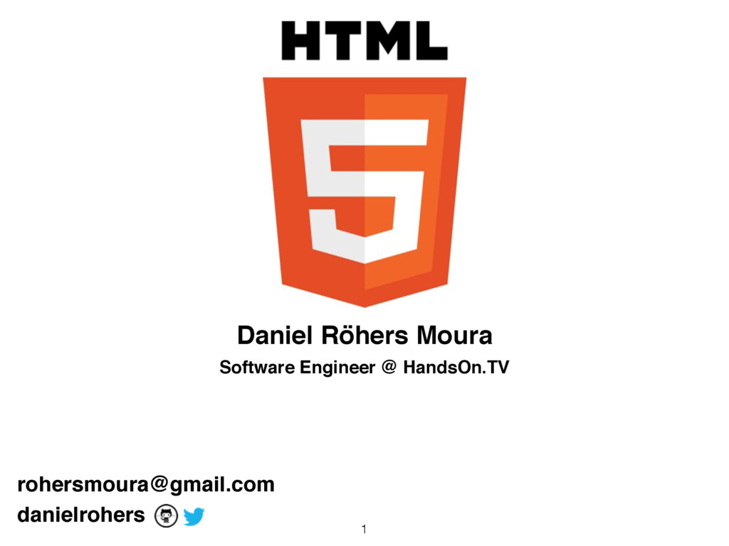 HTML - Speaker Deck