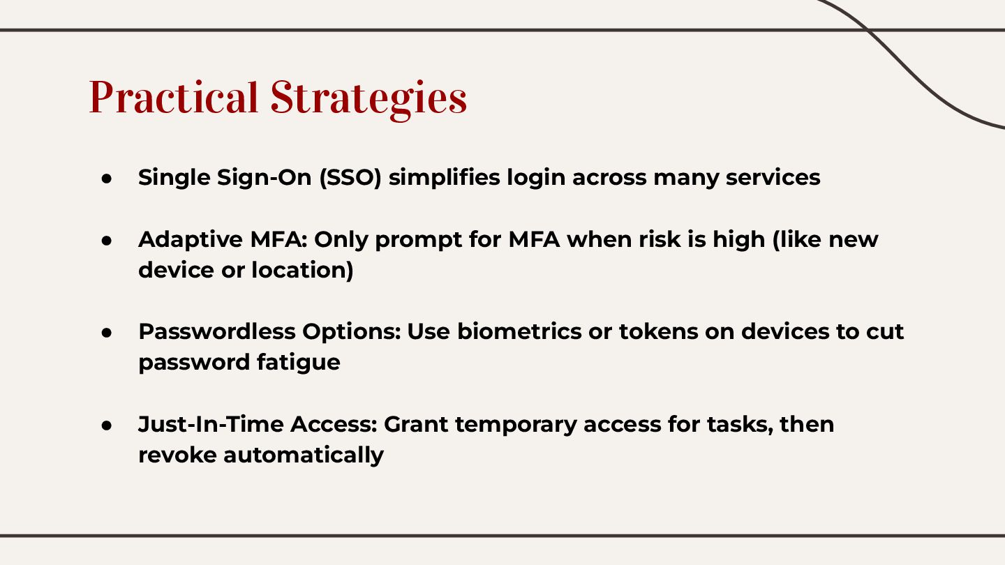 How to balance usability and security in access control - Speaker Deck