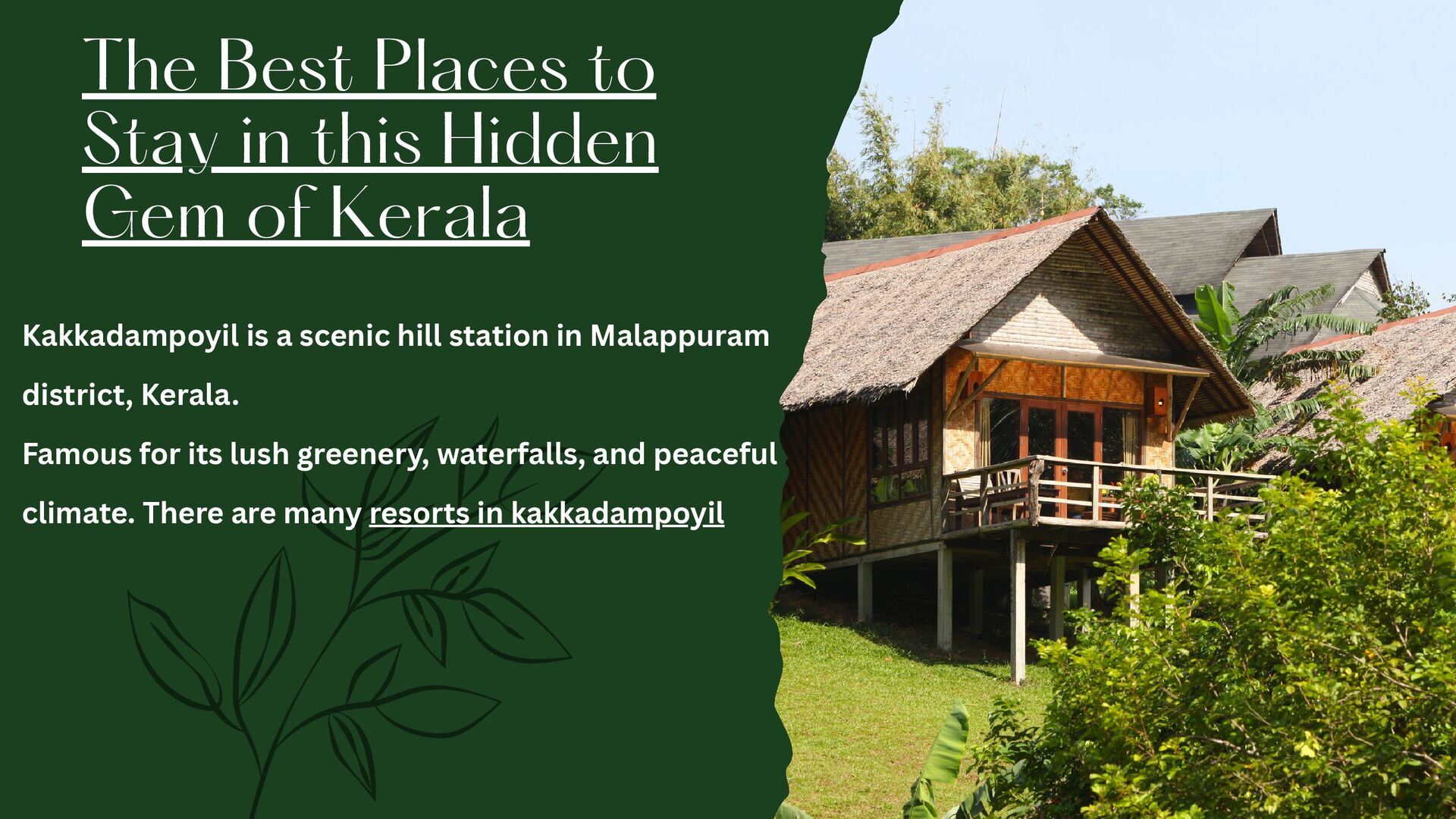 Family Fun Resorts in kakkadampoyil: Where Memories Are Made" - Speaker ...