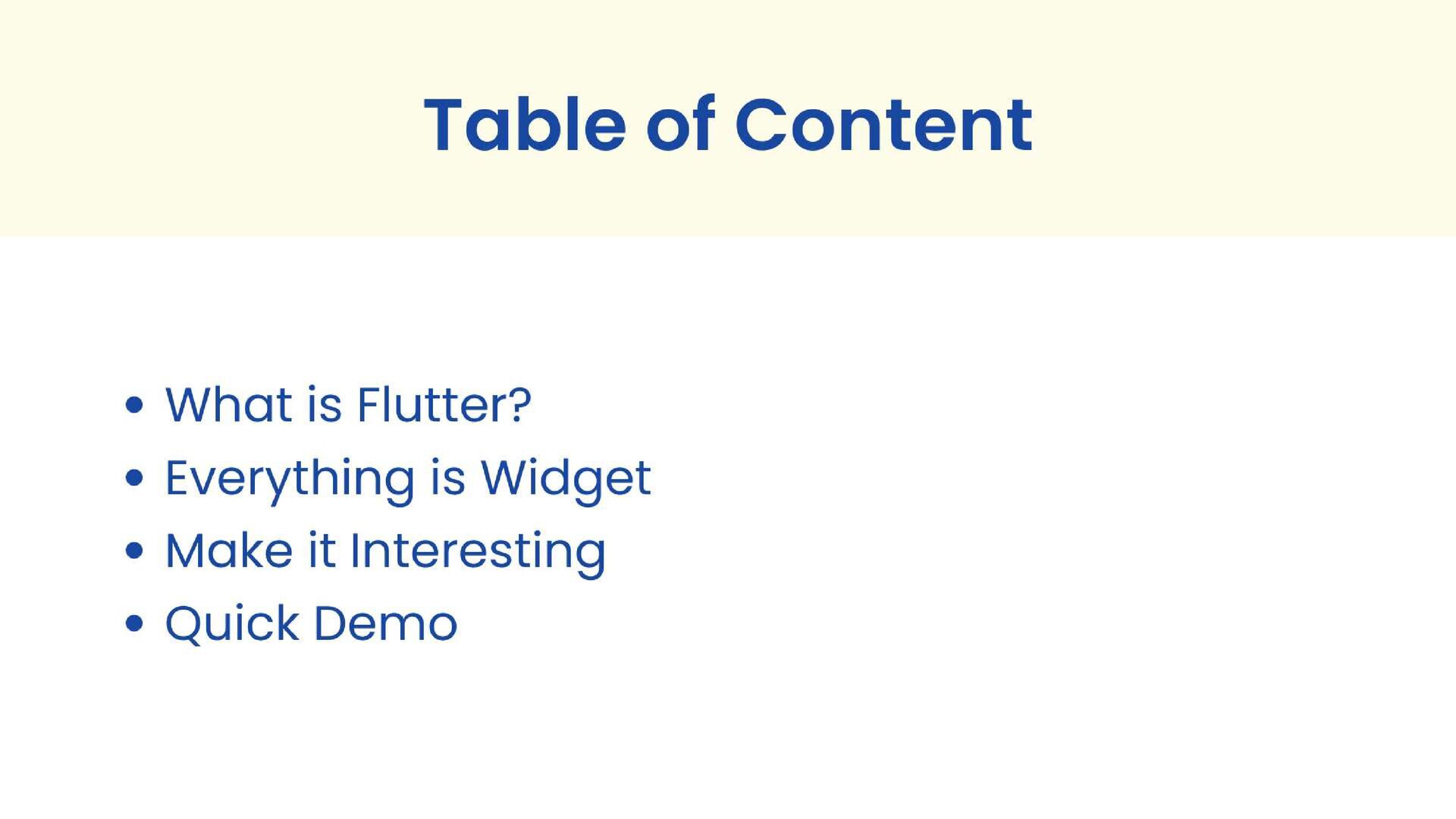 Membangun Antarmuka yang Menarik dengan Flutter - Speaker Deck