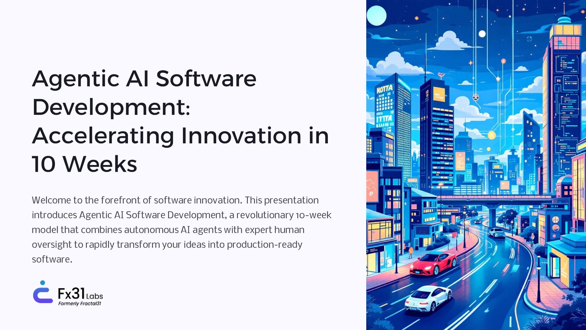 Agentic AI Software Development – Accelerating Innovation in 10 Weeks - Speaker Deck