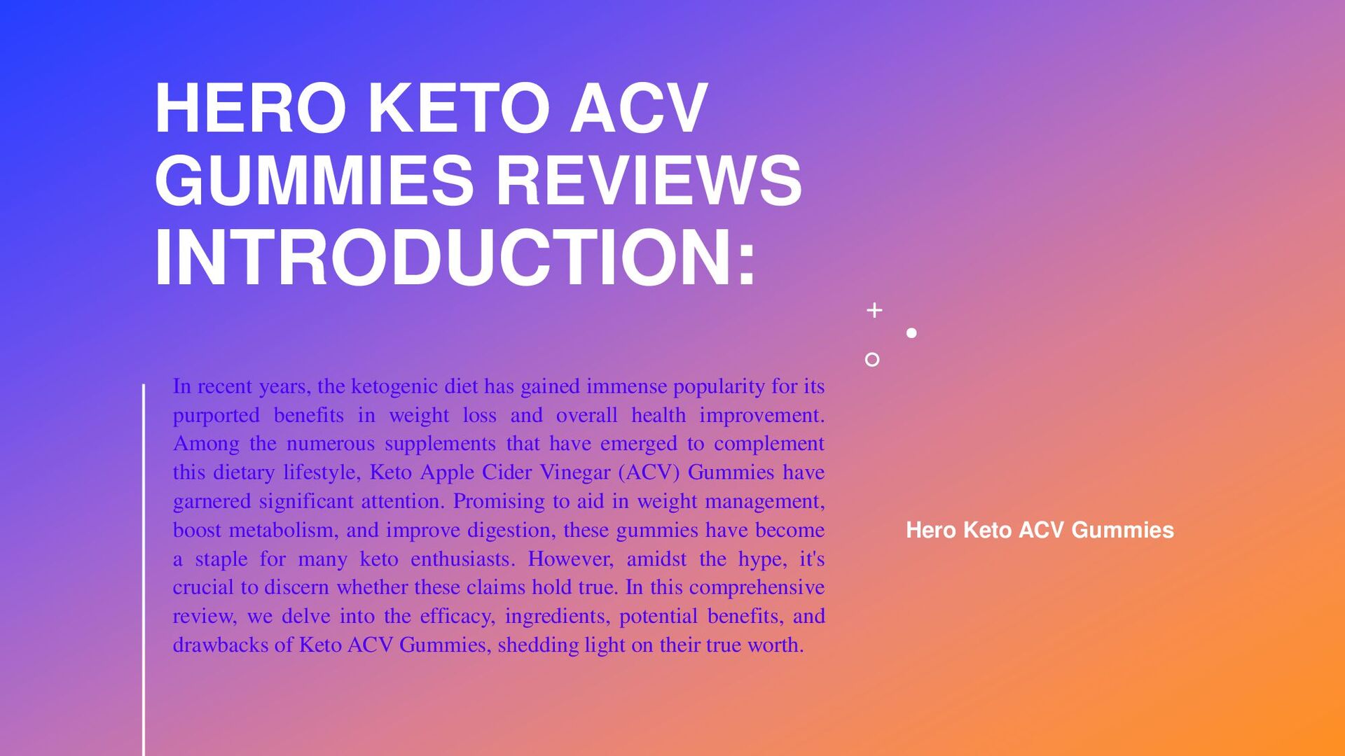 Hero Keto ACV Gummies Reviews (New Updated in 2024) Does It Really Work ...