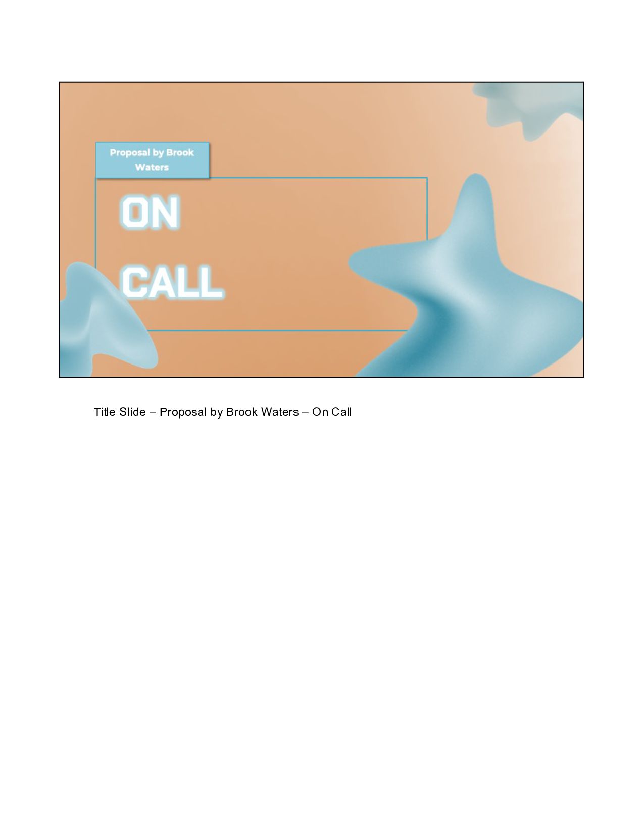 Game Proposal - Speaker Deck