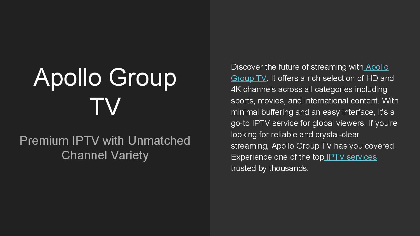 IPTV Providers - Speaker Deck