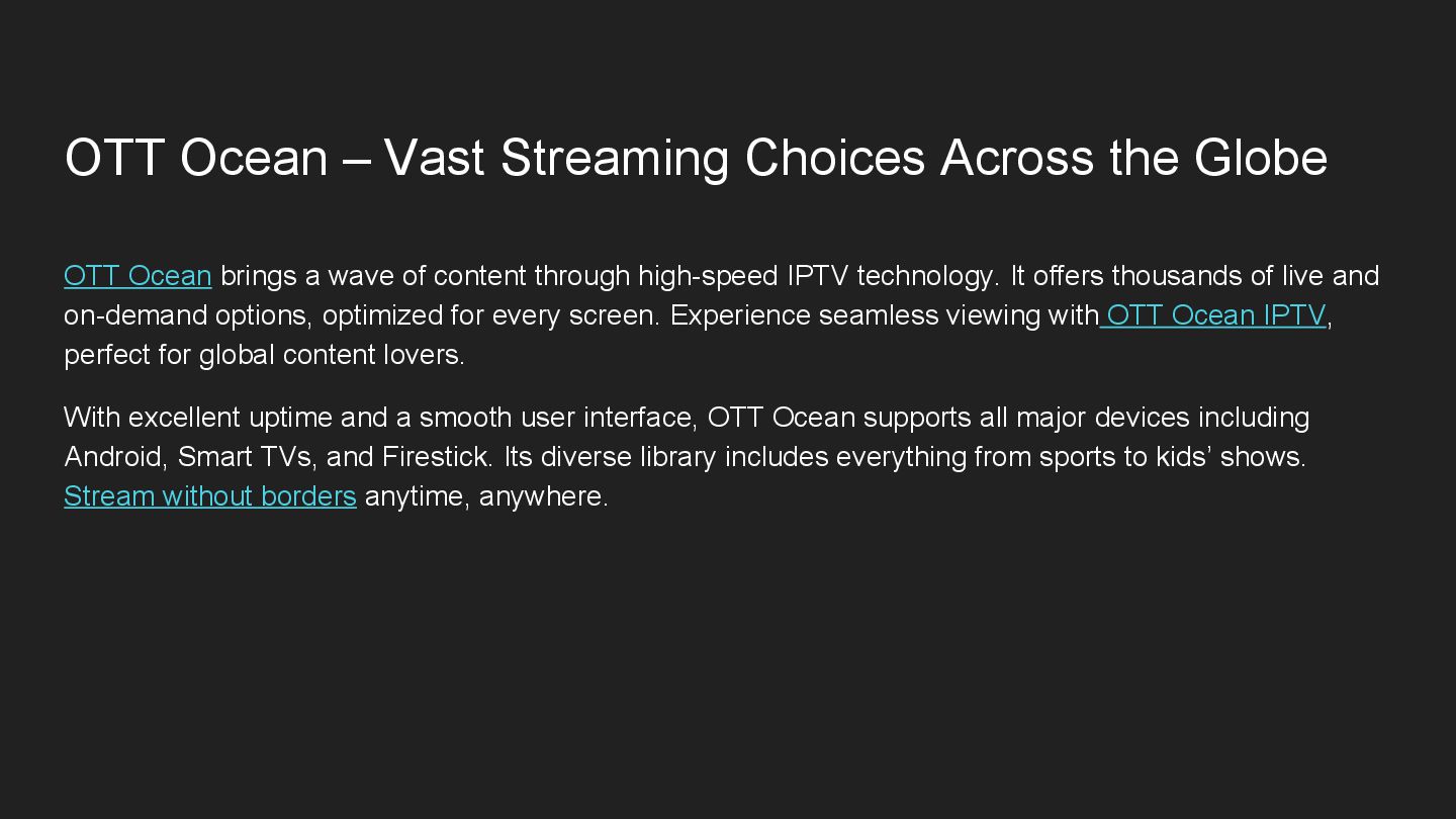 IPTV Providers - Speaker Deck
