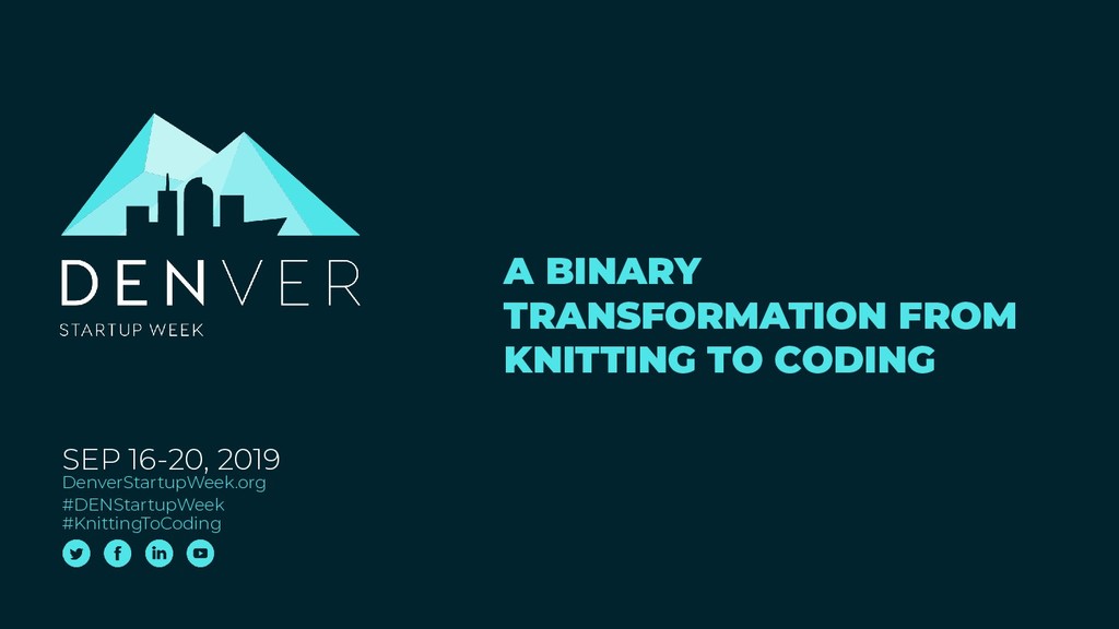 A Binary Transformation from Knitting to Coding - Speaker Deck
