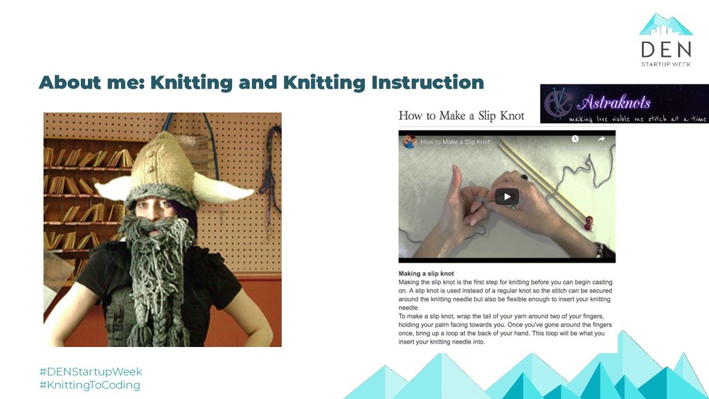 A Binary Transformation from Knitting to Coding - Speaker Deck