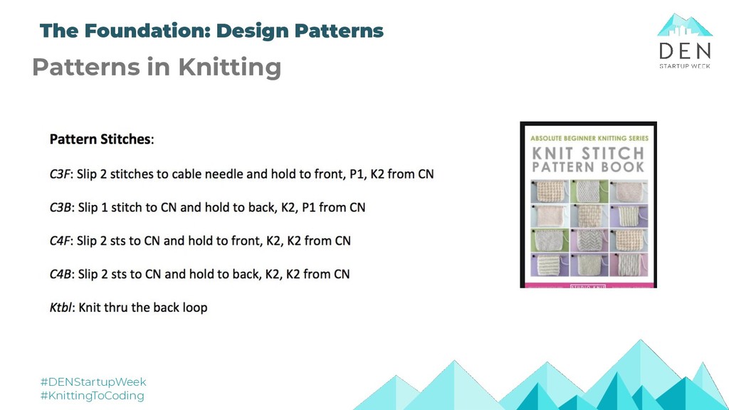 A Binary Transformation from Knitting to Coding - Speaker Deck