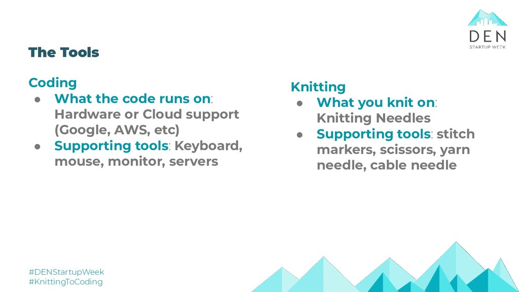 A Binary Transformation from Knitting to Coding - Speaker Deck