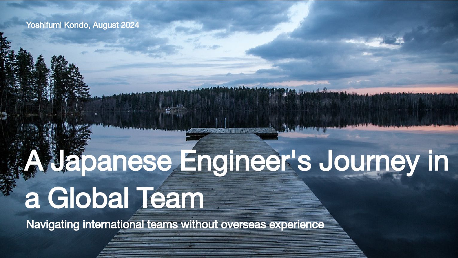 A Japanese Engineer's Journey in a Global Team - Speaker Deck