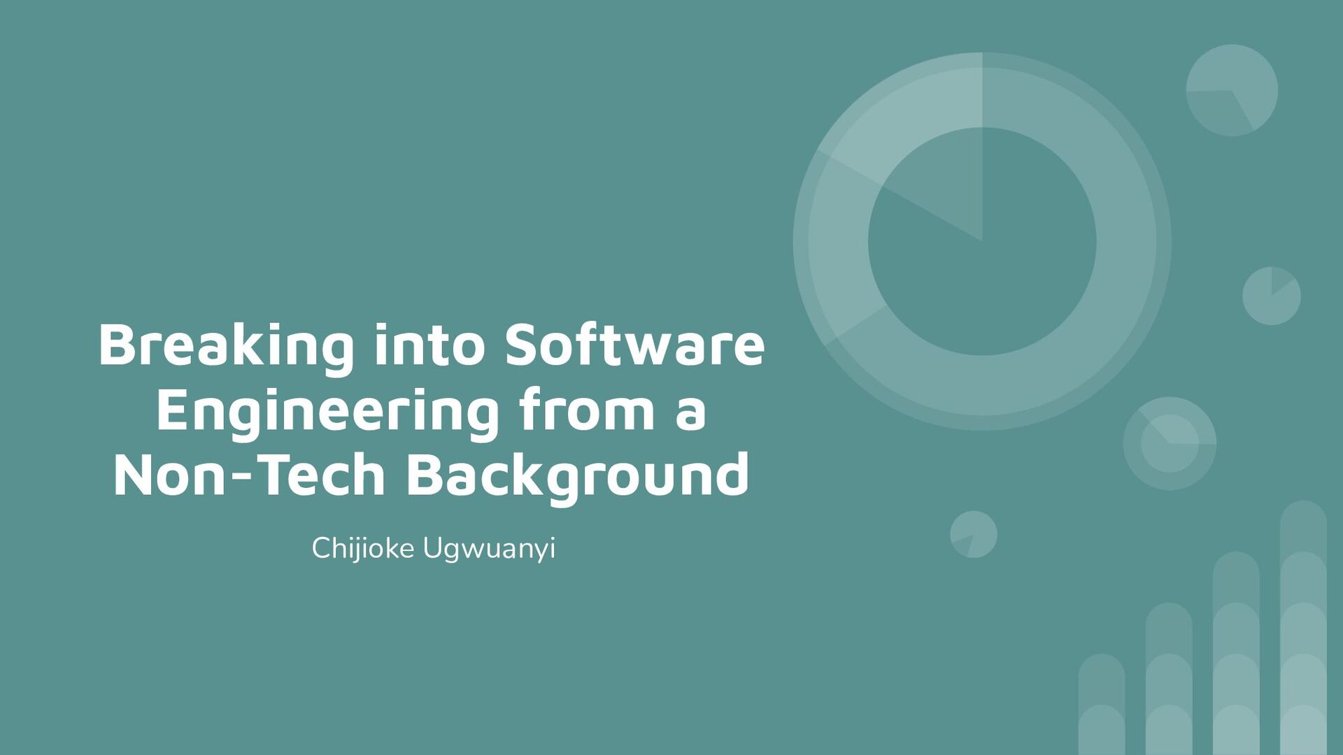 Breaking into tech from non-tech background - Speaker Deck