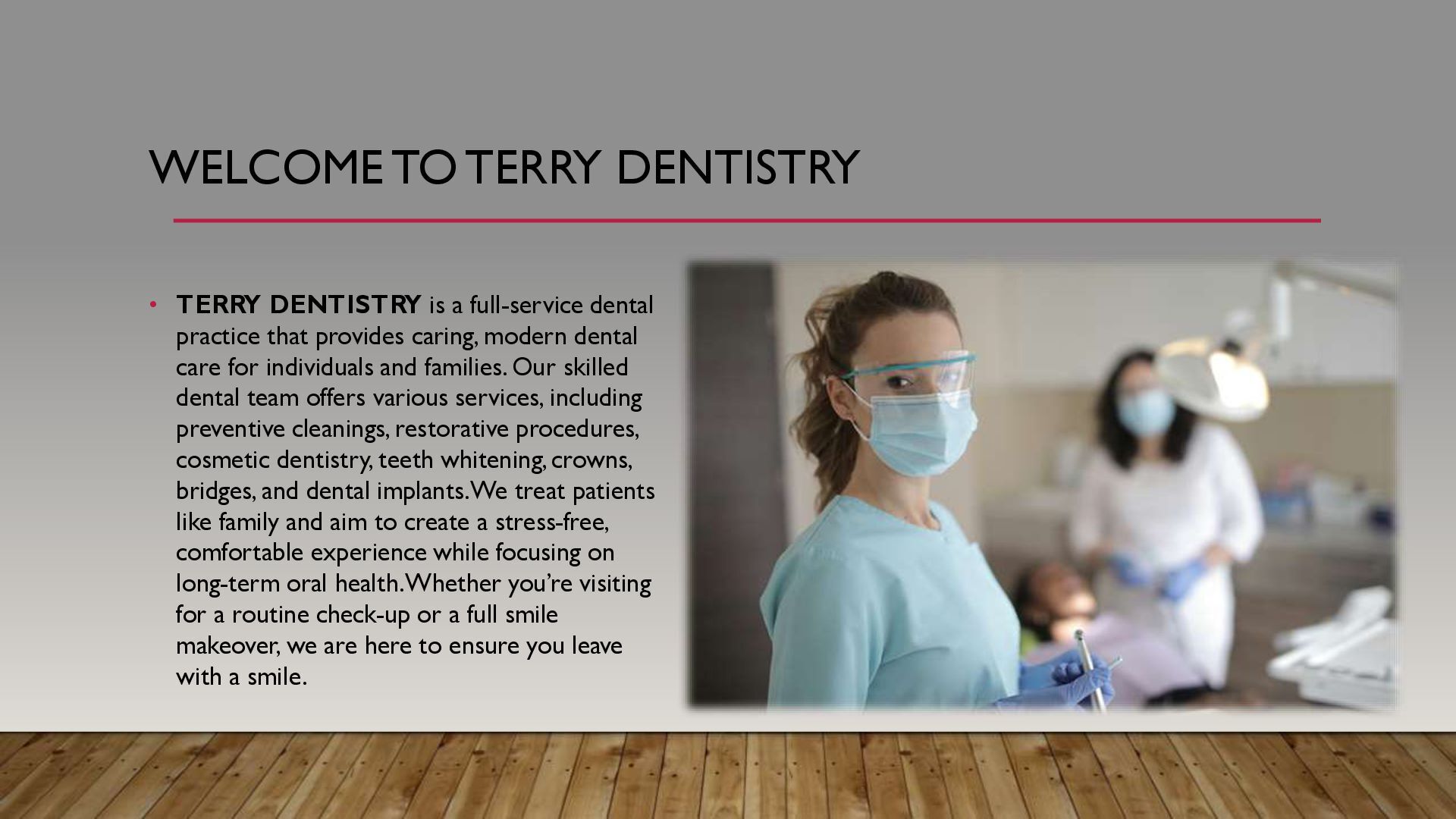 Terry Dentistry – Clinical Documentation Submission - Speaker Deck