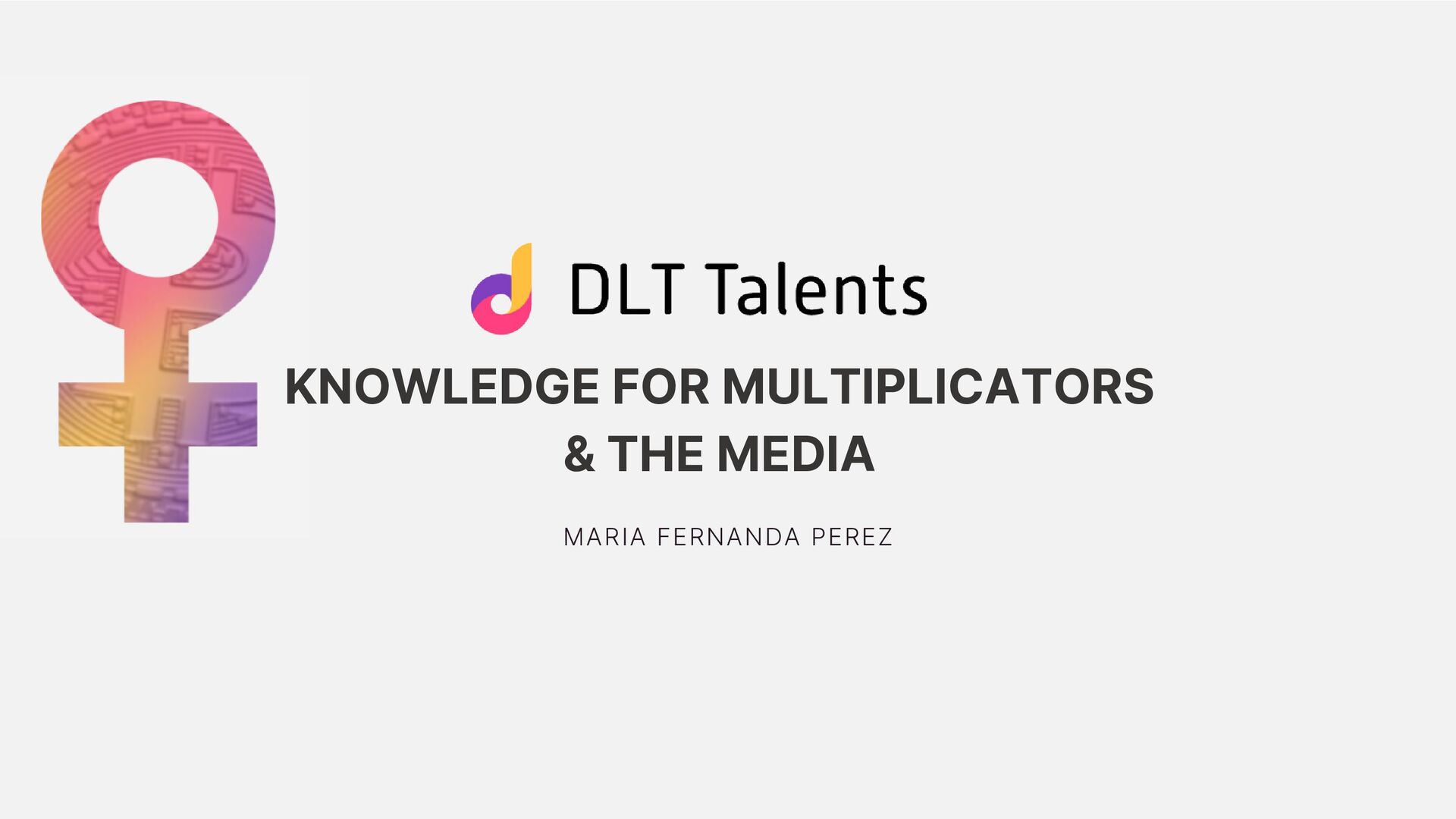 Knowledge for Multiplicators and the Media - Speaker Deck