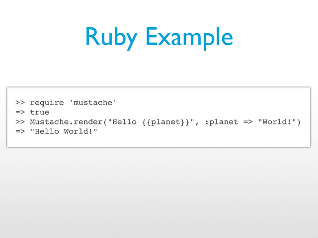 A basic introduction to Mustache - Speaker Deck