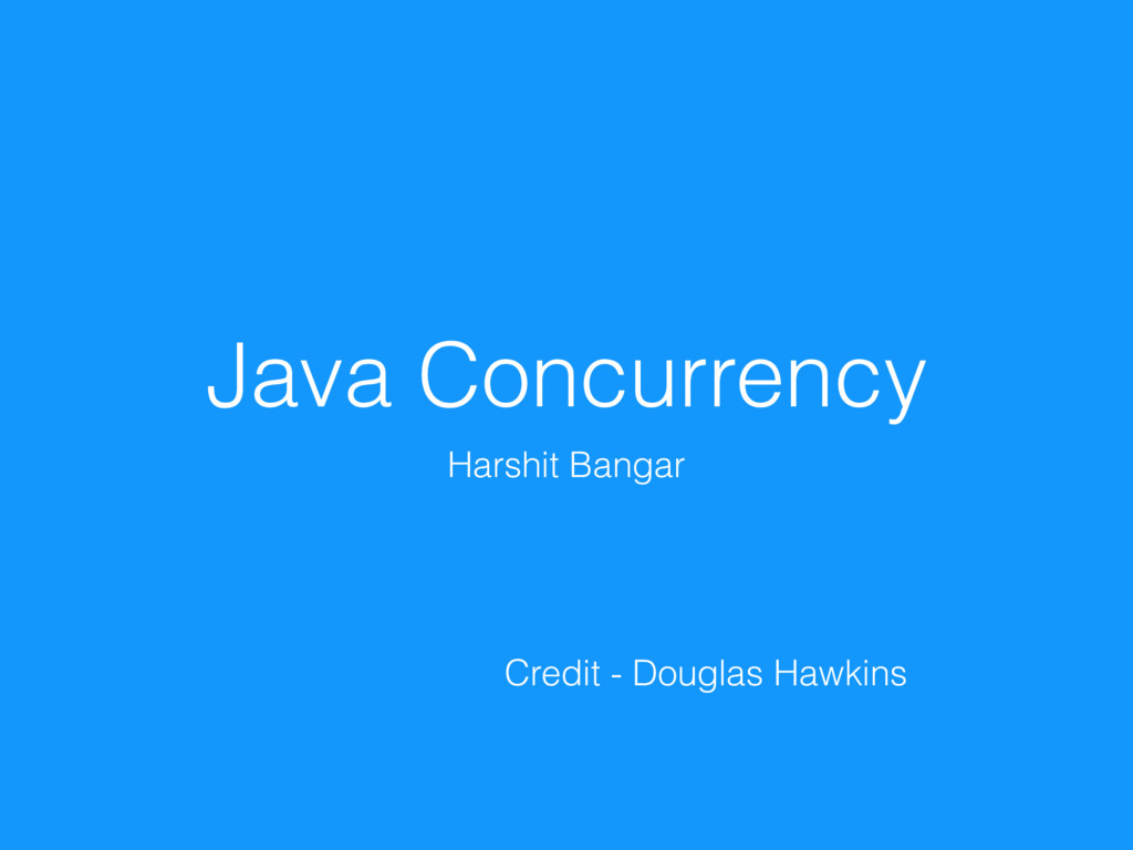 Concurrency Bojug - Speaker Deck