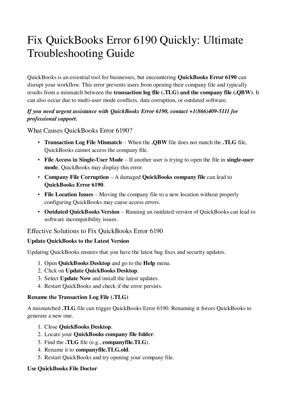 Fix_QuickBooks_Error_6190_Quickly_Ultimate_Troubleshooting_Guide.pdf - Speaker Deck