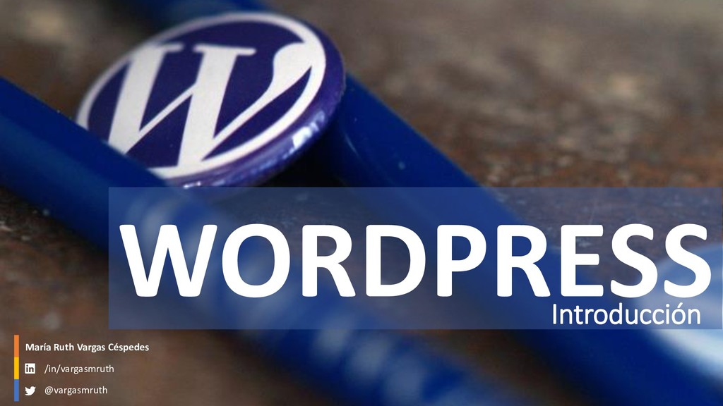 Introducción a Wordpress - Speaker Deck