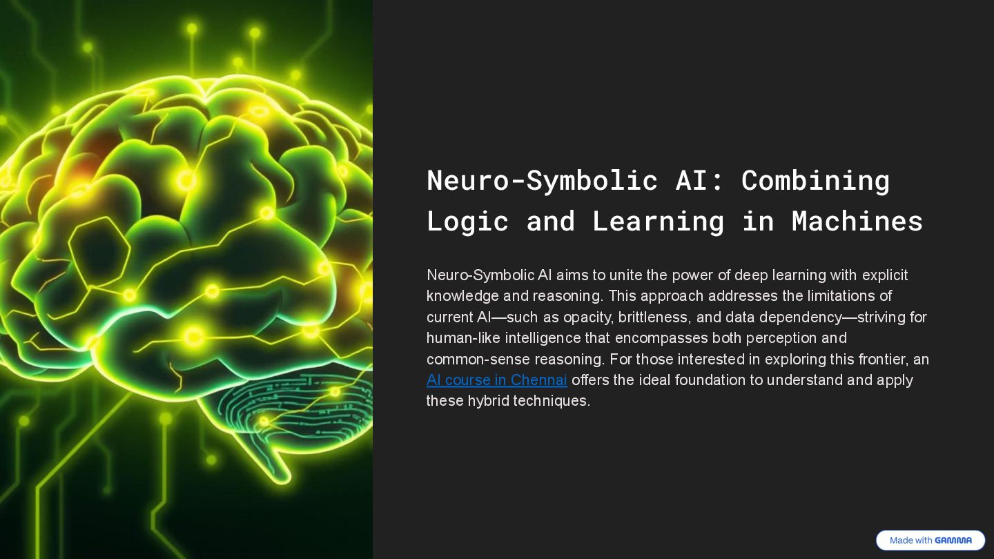 Neuro Symbolic Ai Combining Logic And Learning In Machines Speaker Deck