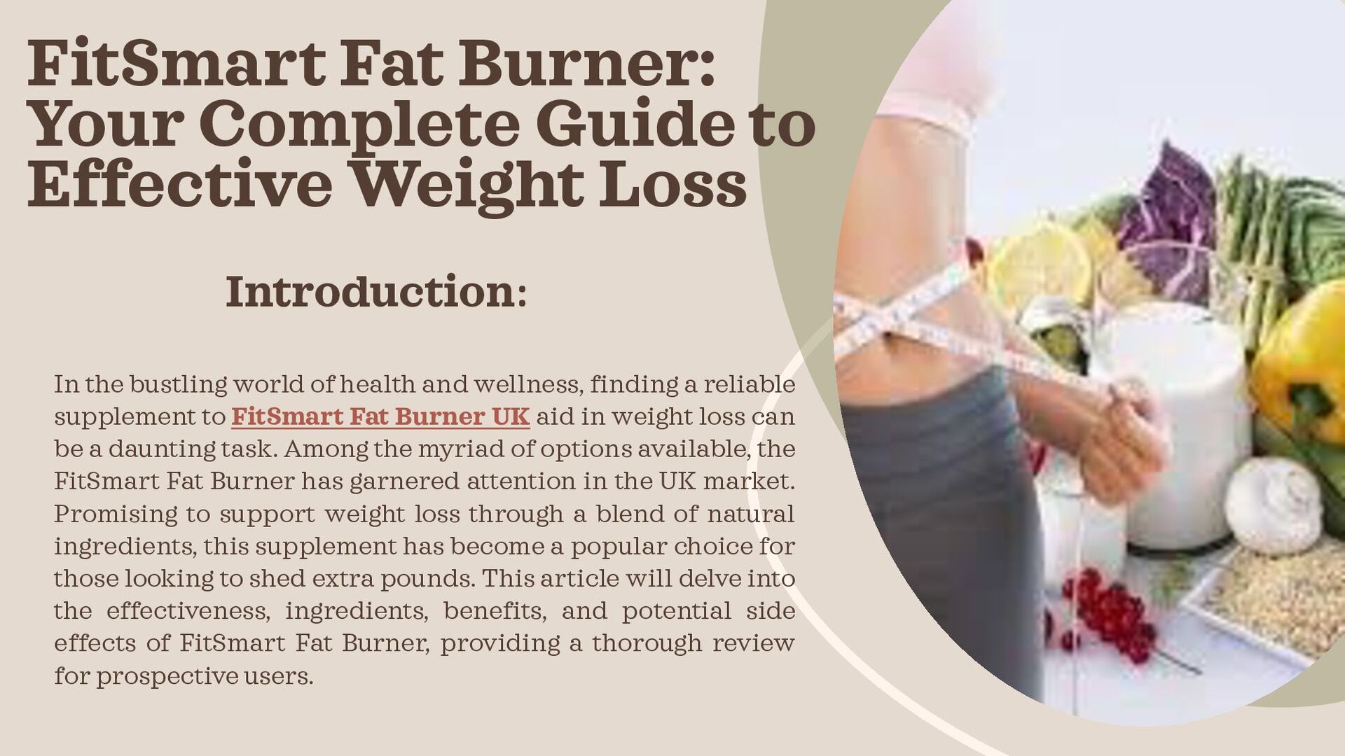 FitSmart Fat Burner: Your Complete Guide to Effective Weight Loss ...