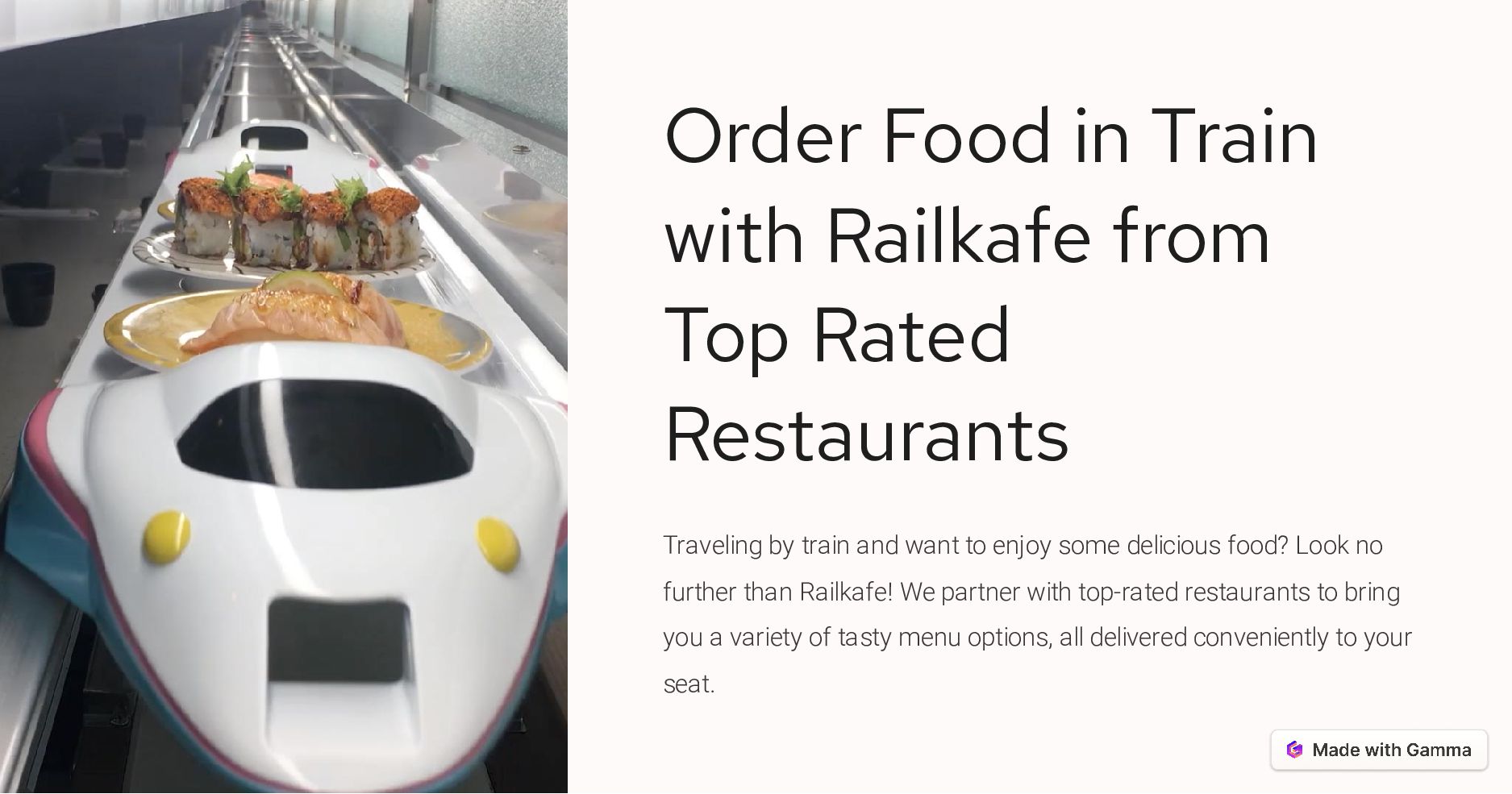 Hunger No More: Get Online Food Delivery in Train with RailKafe ...