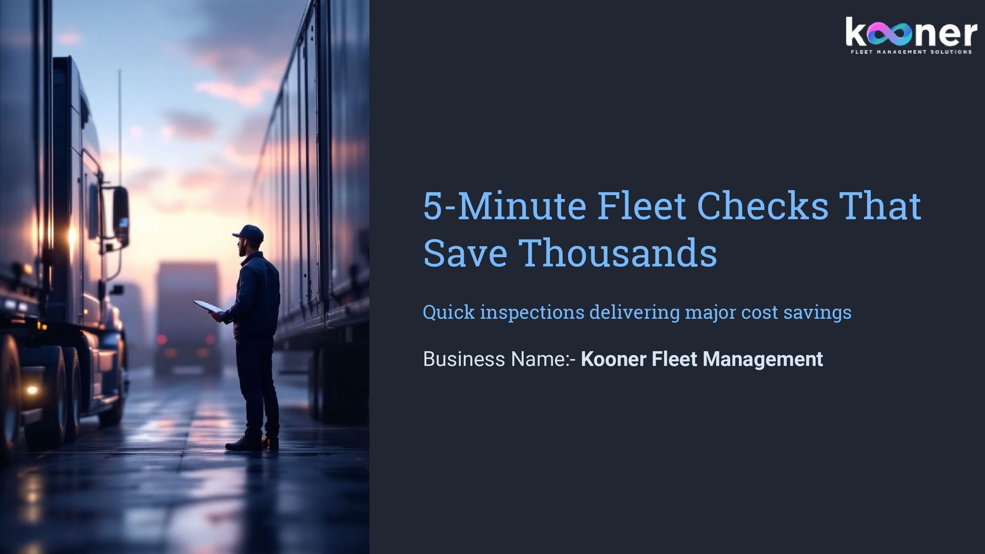 5-Minute Fleet Checks | Preventive Vehicle Inspections & Cost Savings ...