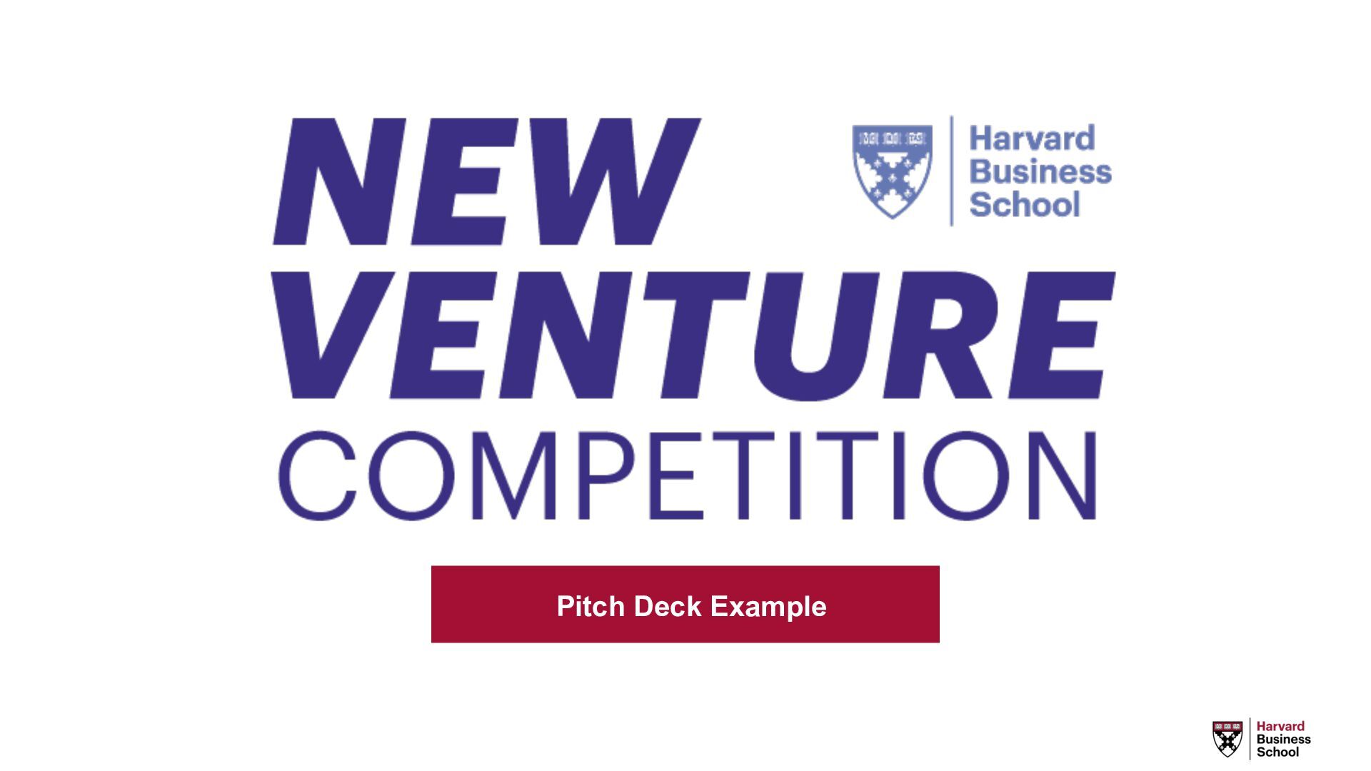 Harvard Pitch Deck Example - Speaker Deck