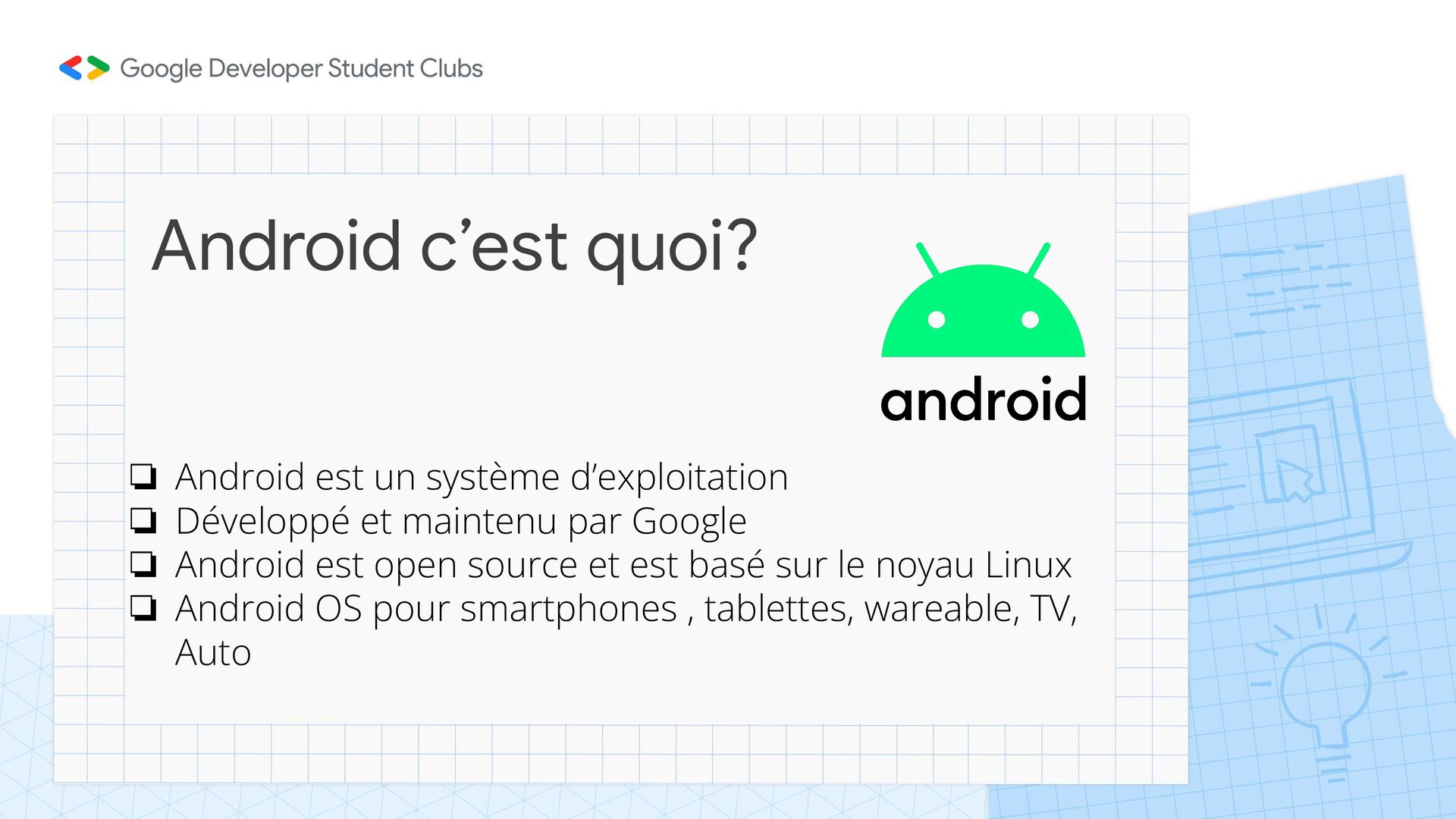Comment débuter avec le développement Android - Speaker Deck