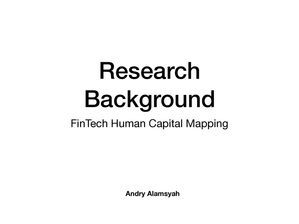 FinTech Talent - Speaker Deck