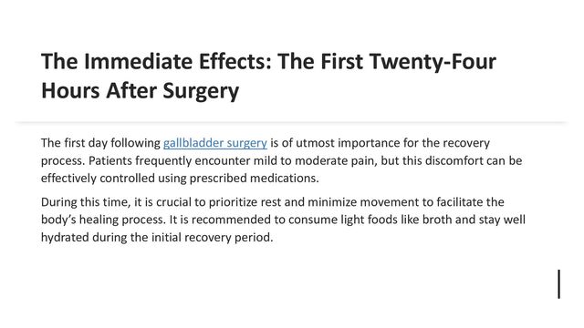 Gallbladder Surgery Recovery – A Journey to Health - Speaker Deck