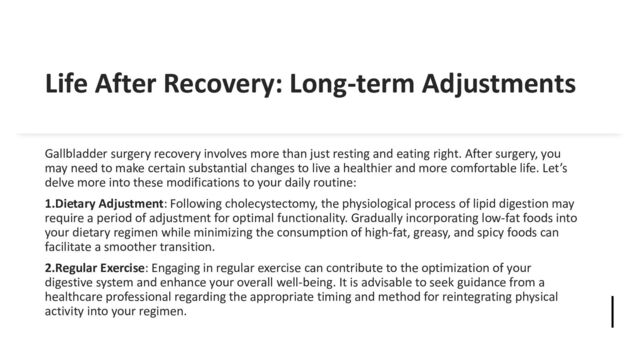 Gallbladder Surgery Recovery – A Journey to Health - Speaker Deck