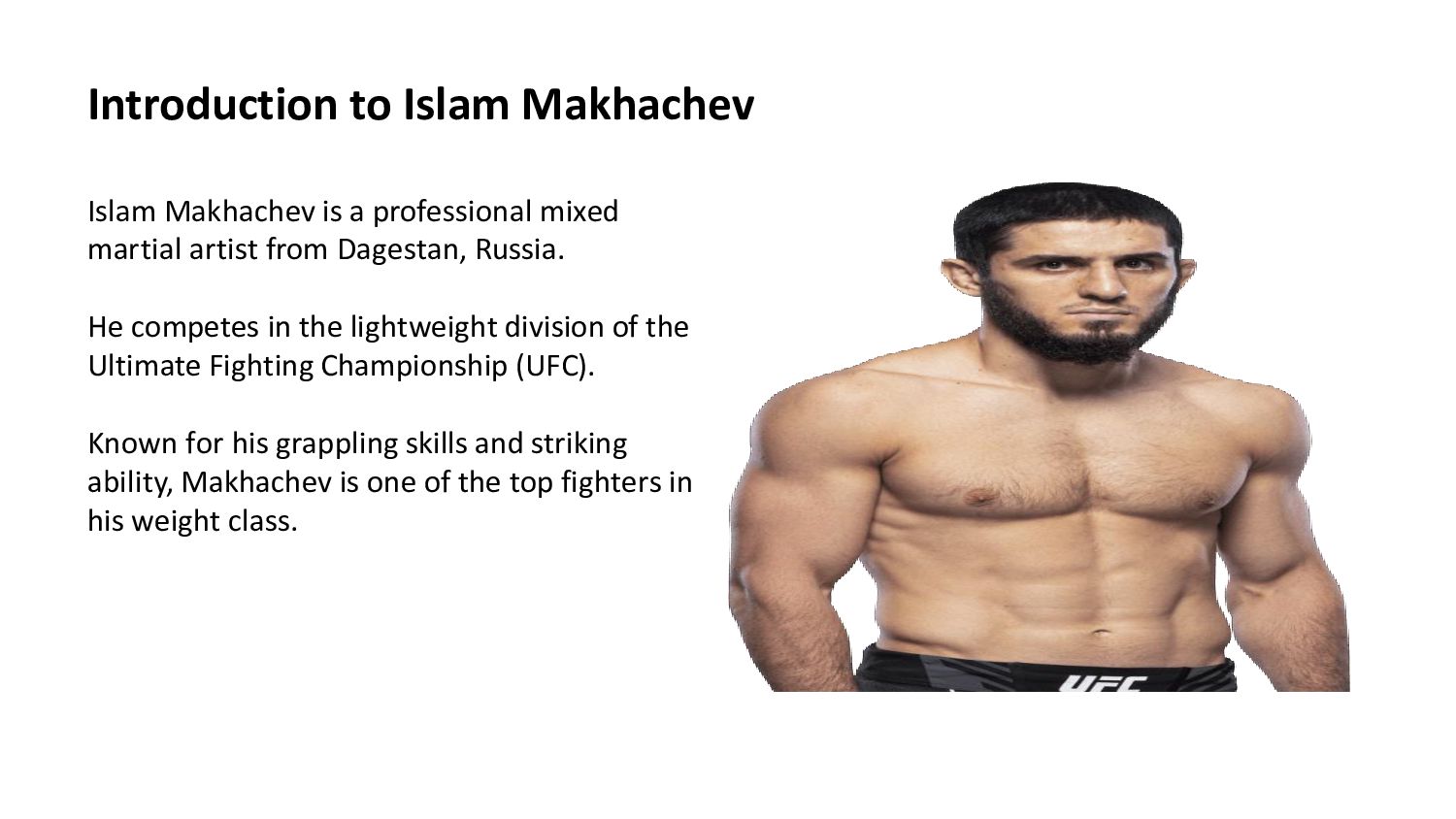 Islam Makhachev net worth 2024: UFC Champion's Journey - Speaker Deck