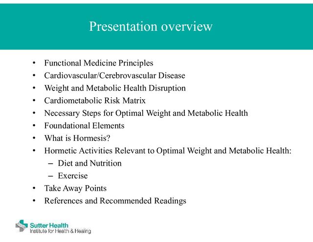 Visit 1: Optimal Weight and Metabolic Health PowerPoint - Speaker Deck