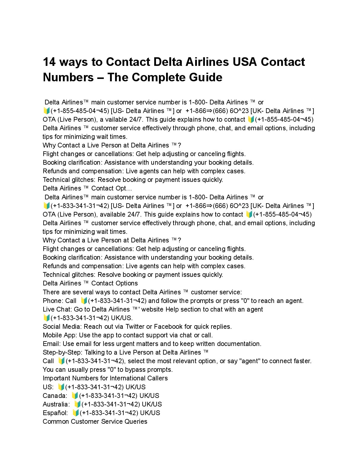 Lufthansa Customer ®️ USA Contact Numbers: Complete 2025 Support Guide ...