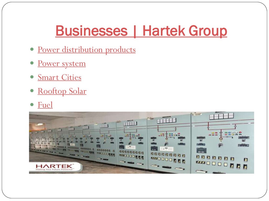 Hartek Group - EPC Substations Rooftop Solar Power Distribution ...