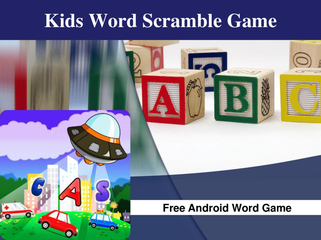 Kids Word Scramble Game - Speaker Deck