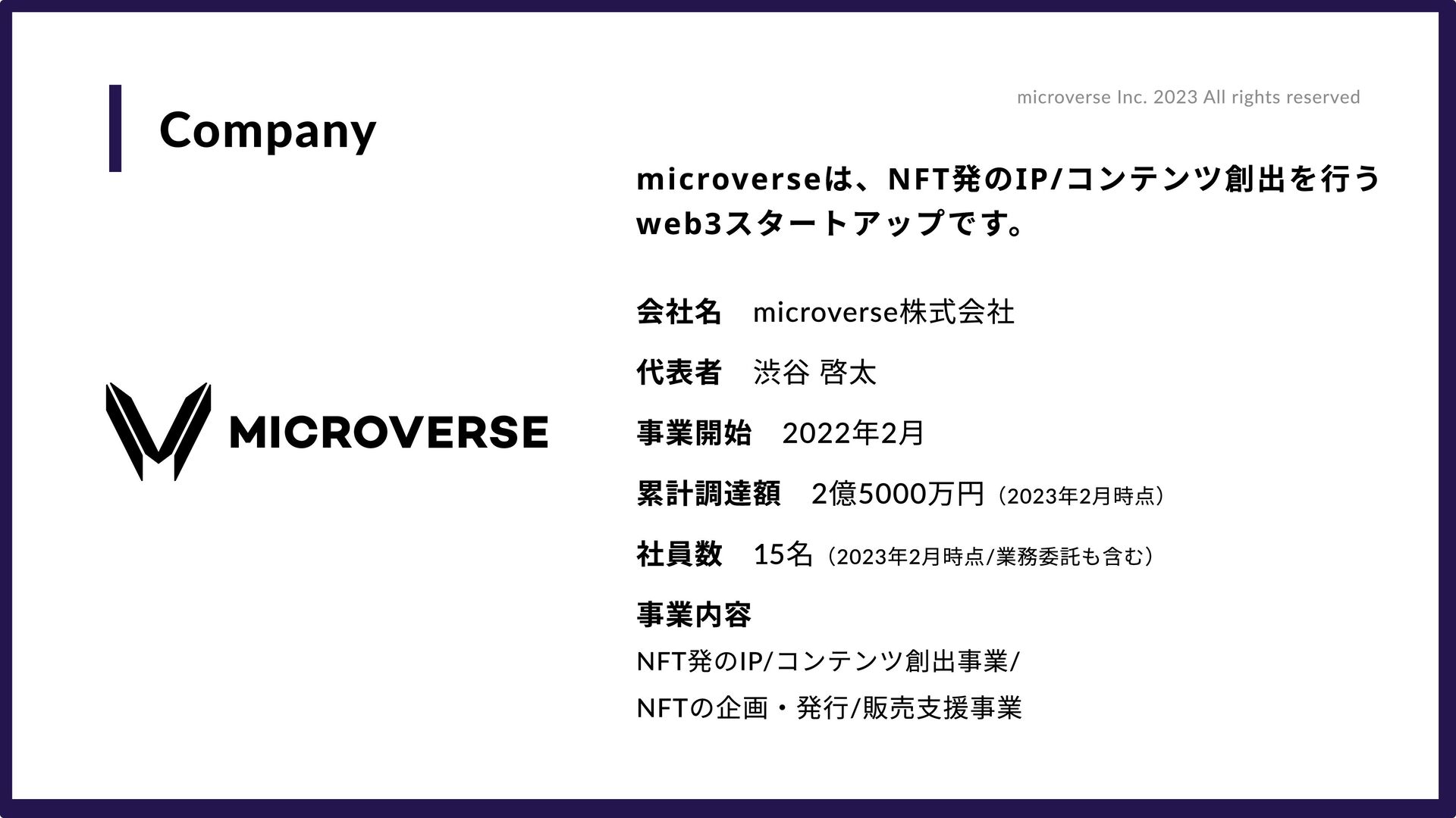 microverse_companydeck - Speaker Deck