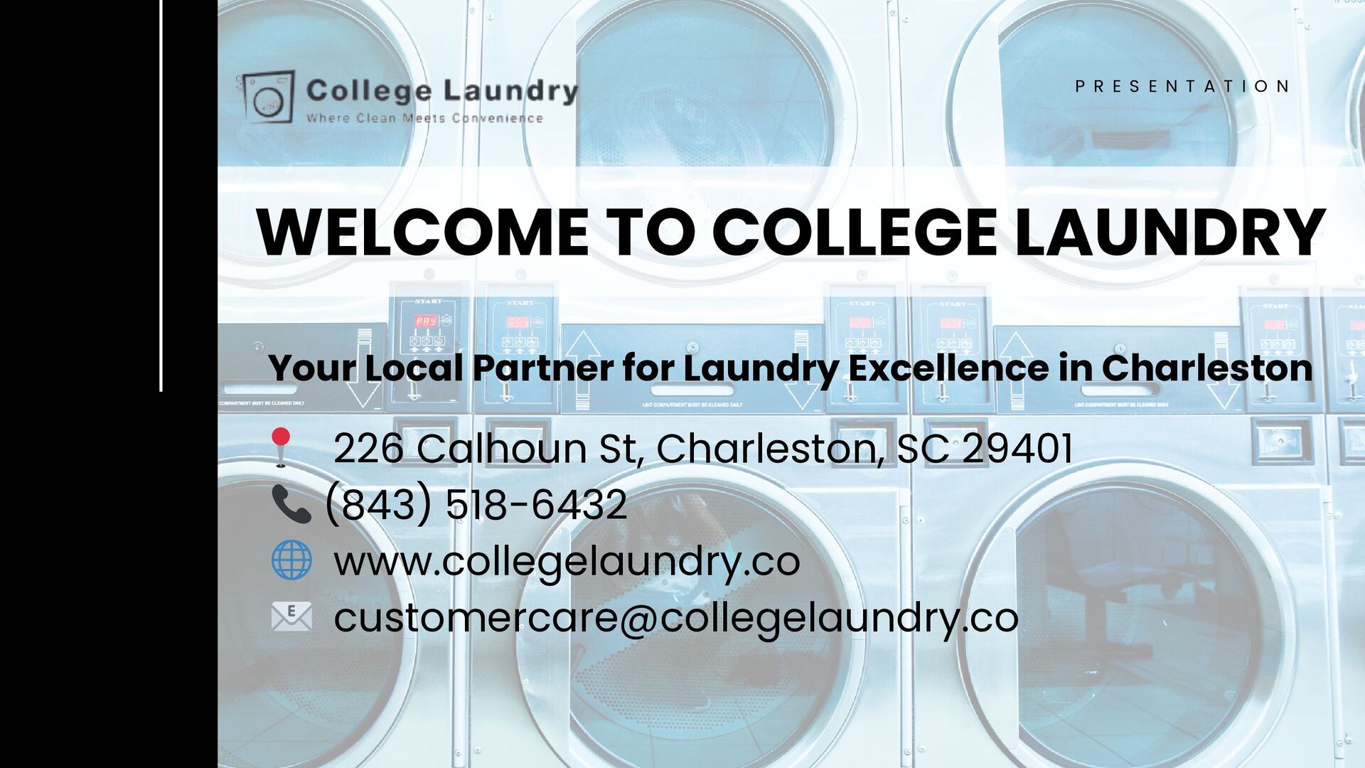 Your Local Partner for Laundry Service in Charleston - Speaker Deck