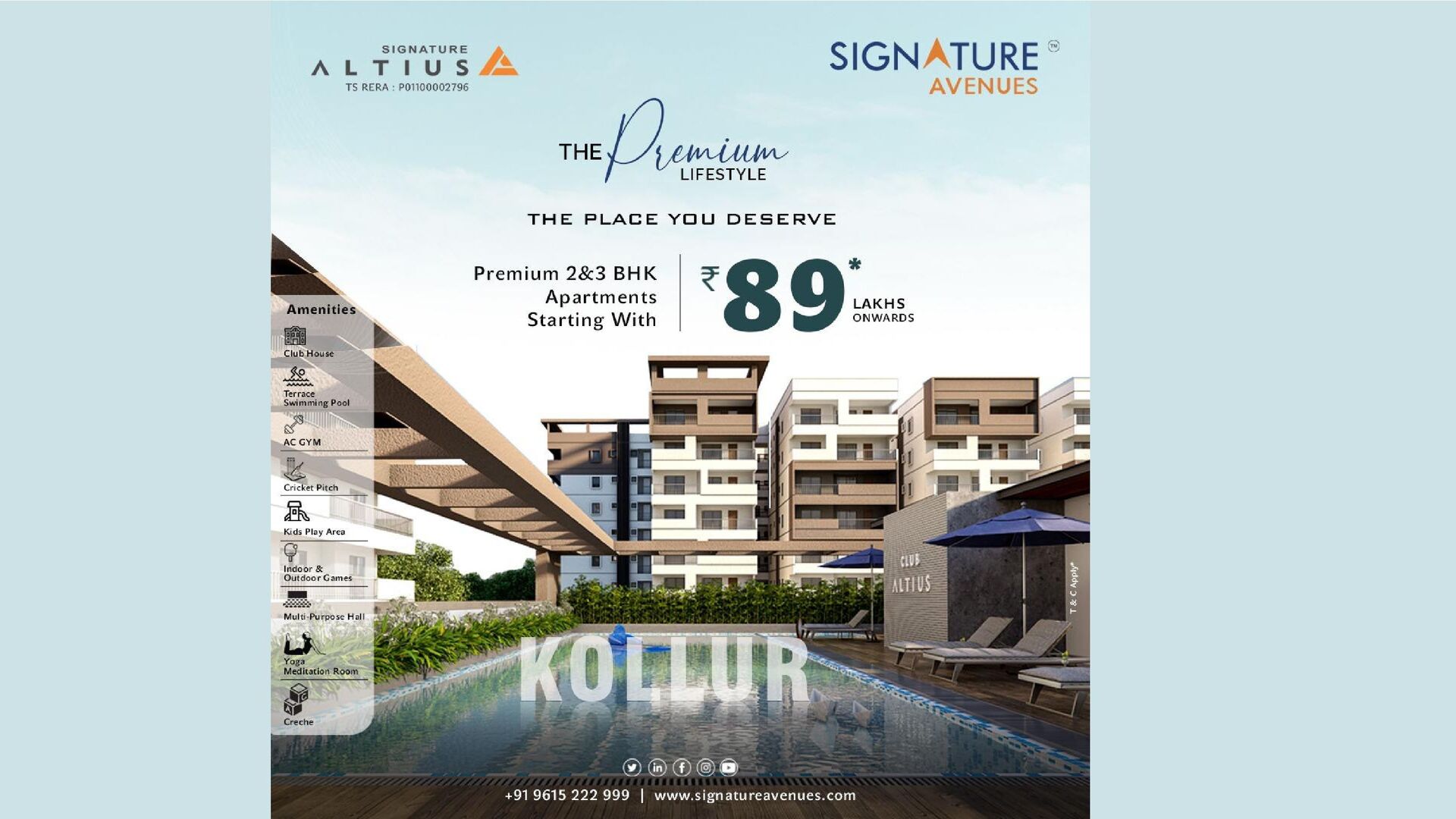 Find Flats Near Kollur with Signature Altius - Speaker Deck