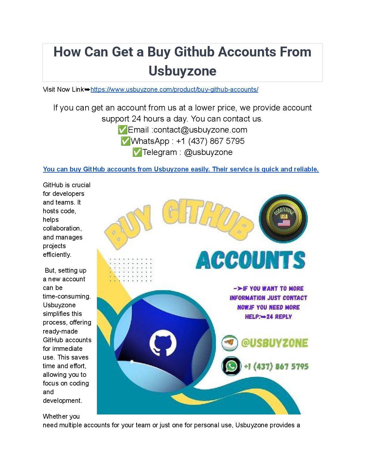 Buy GitHub Accounts - Speaker Deck