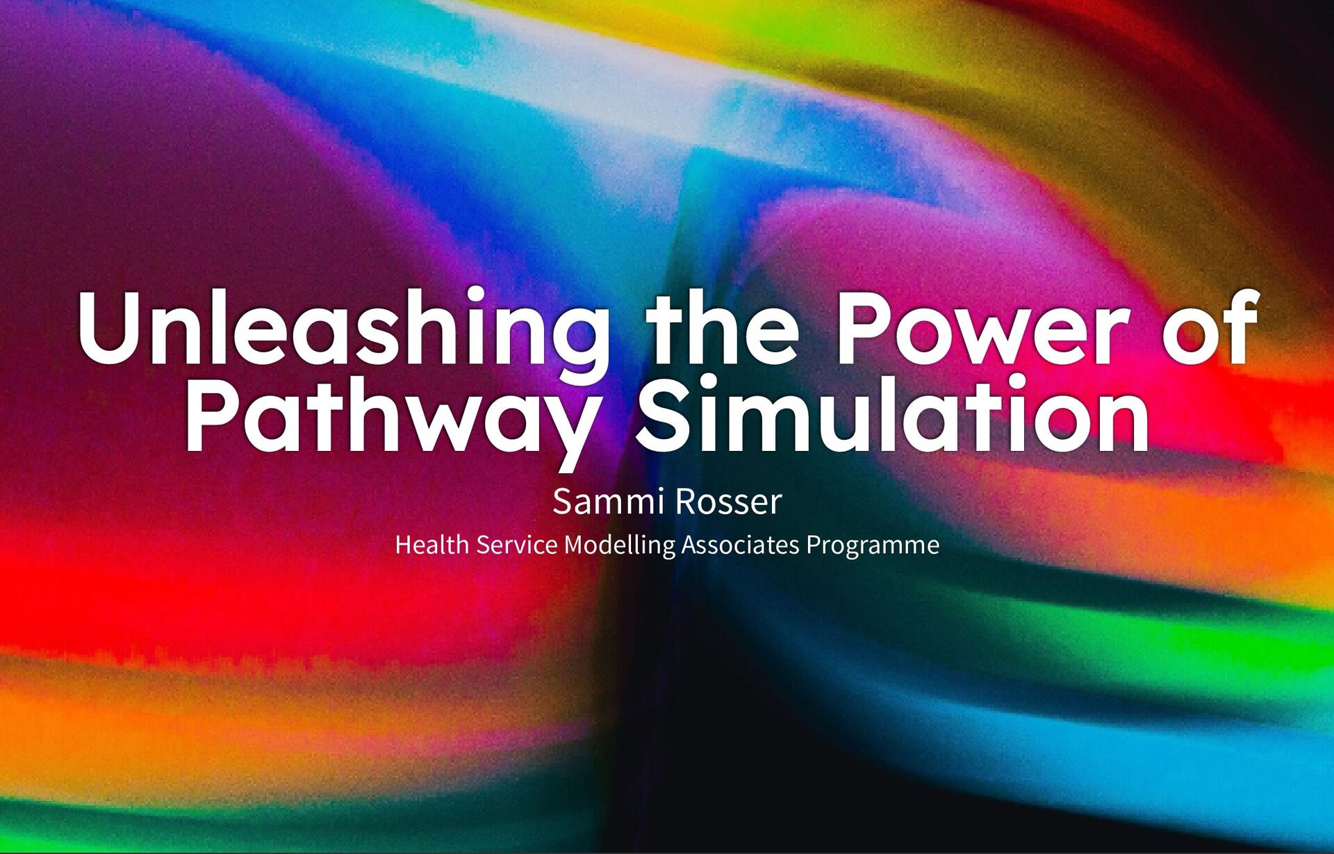 NHS R/Pycom 2024 - Unleashing the Power of Pathway Simulation - Speaker Deck
