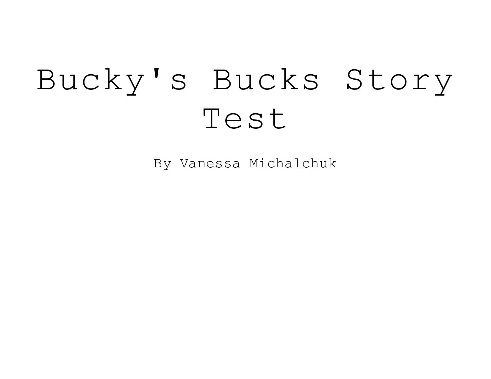 Bucky's Bucks - Speaker Deck