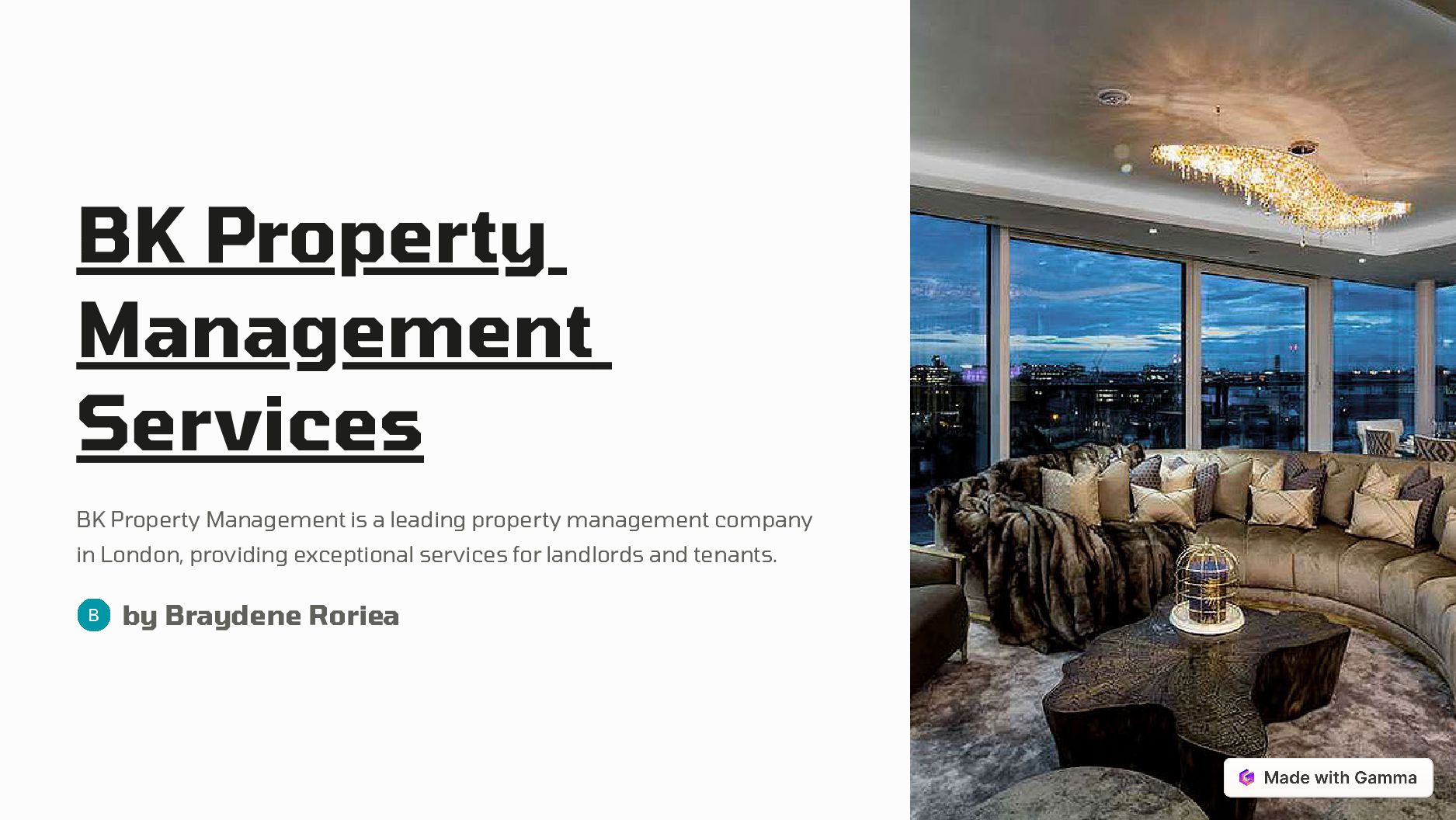 London Property Management: Simplify Your Landlord Experience - Speaker Deck