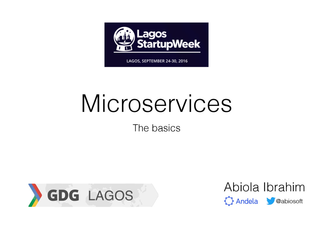 Microservices - Speaker Deck