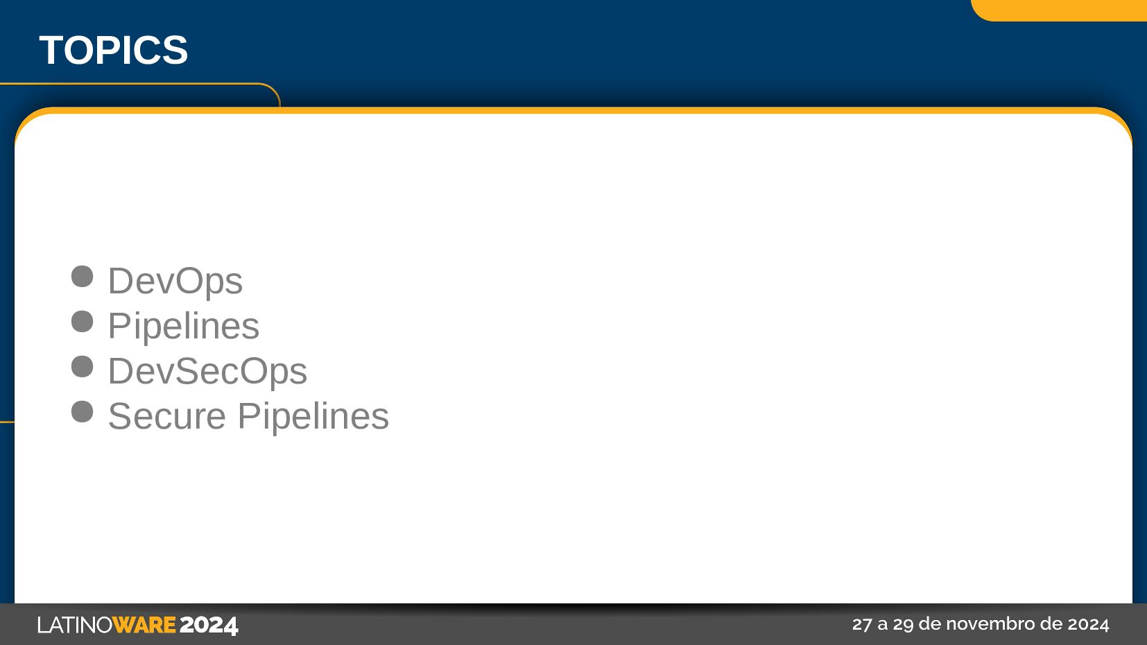 DevSecOps - Best Practices of a secure pipeline - Speaker Deck