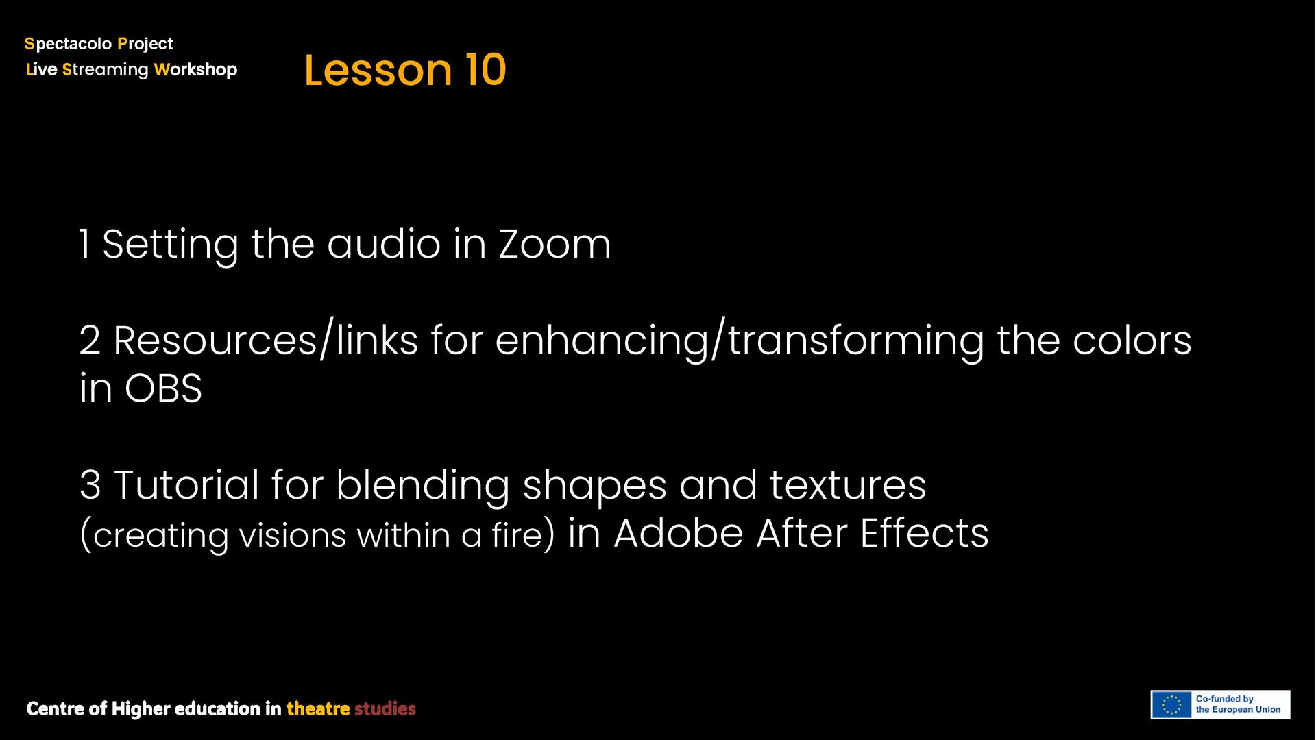 Lesson-10-Live-streaming - Speaker Deck