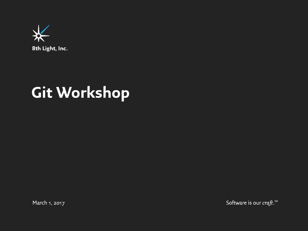 Intro To Git Speaker Deck 