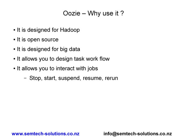 An Introduction to Apache Oozie - Speaker Deck