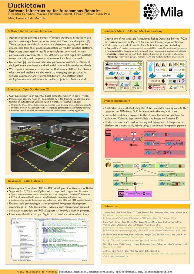 IROS Poster: Software Infrastructure for Autonomous Robotics - Speaker Deck