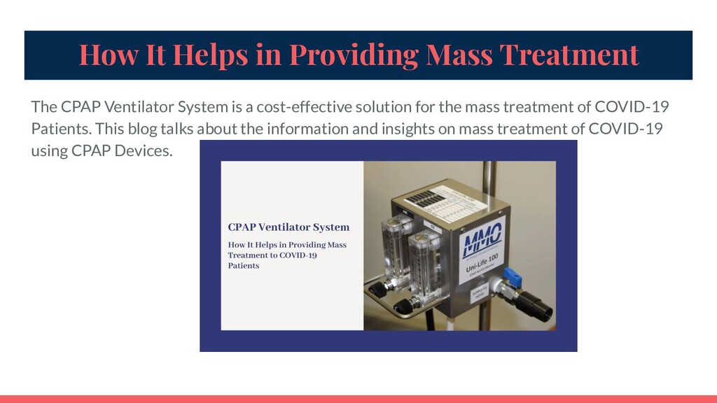 CPAP Ventilator System - Speaker Deck
